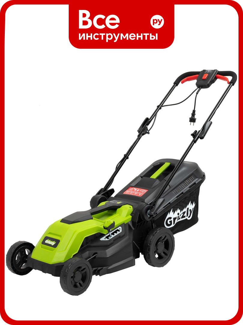 Электрическая газонокосилка Grizzly 1,8 кВт, 38 см ш. с. SKY-16