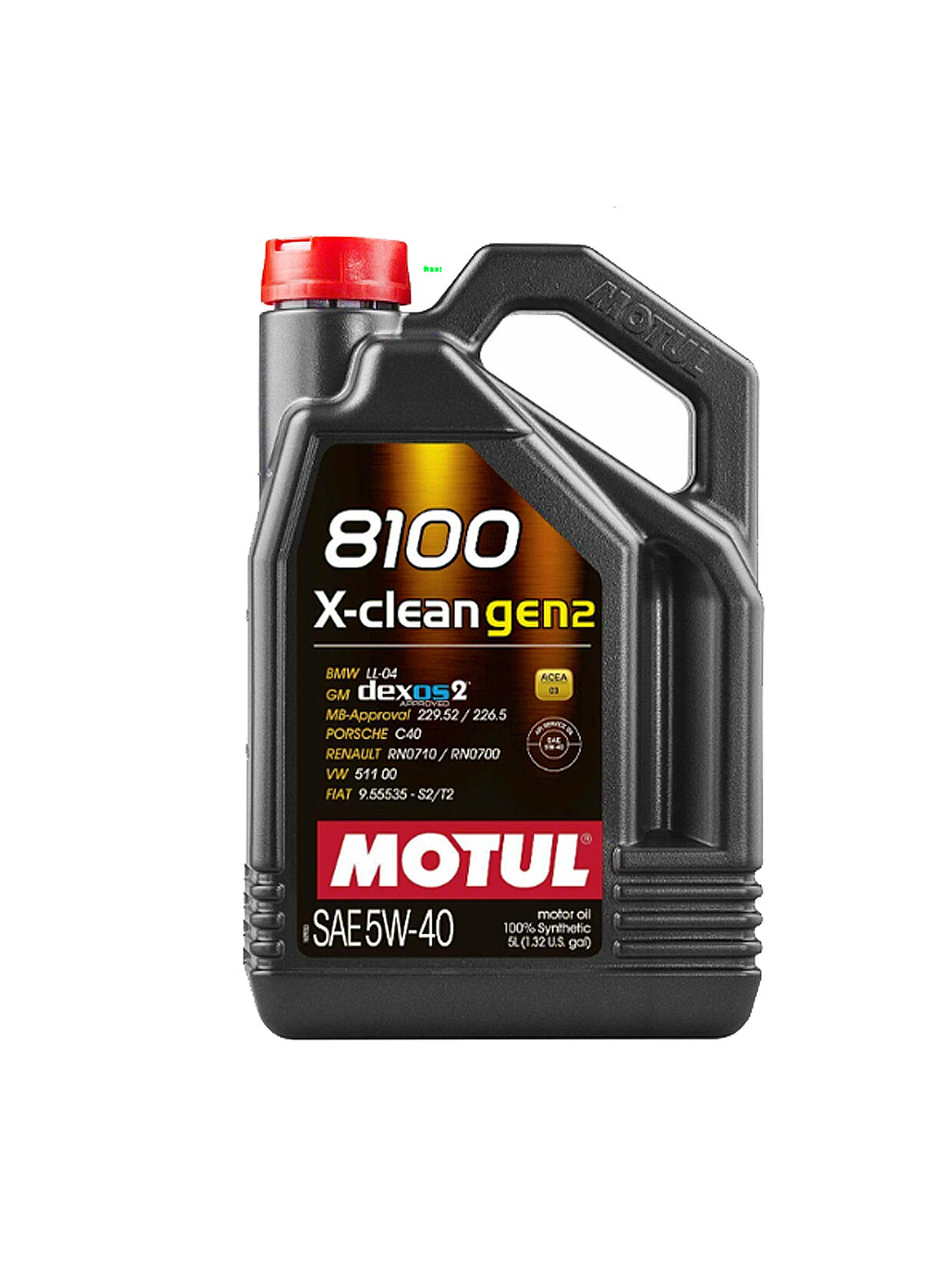 Масло моторное Motul 8100 X-Clean GEN2 5W-40 синтетическое 5л