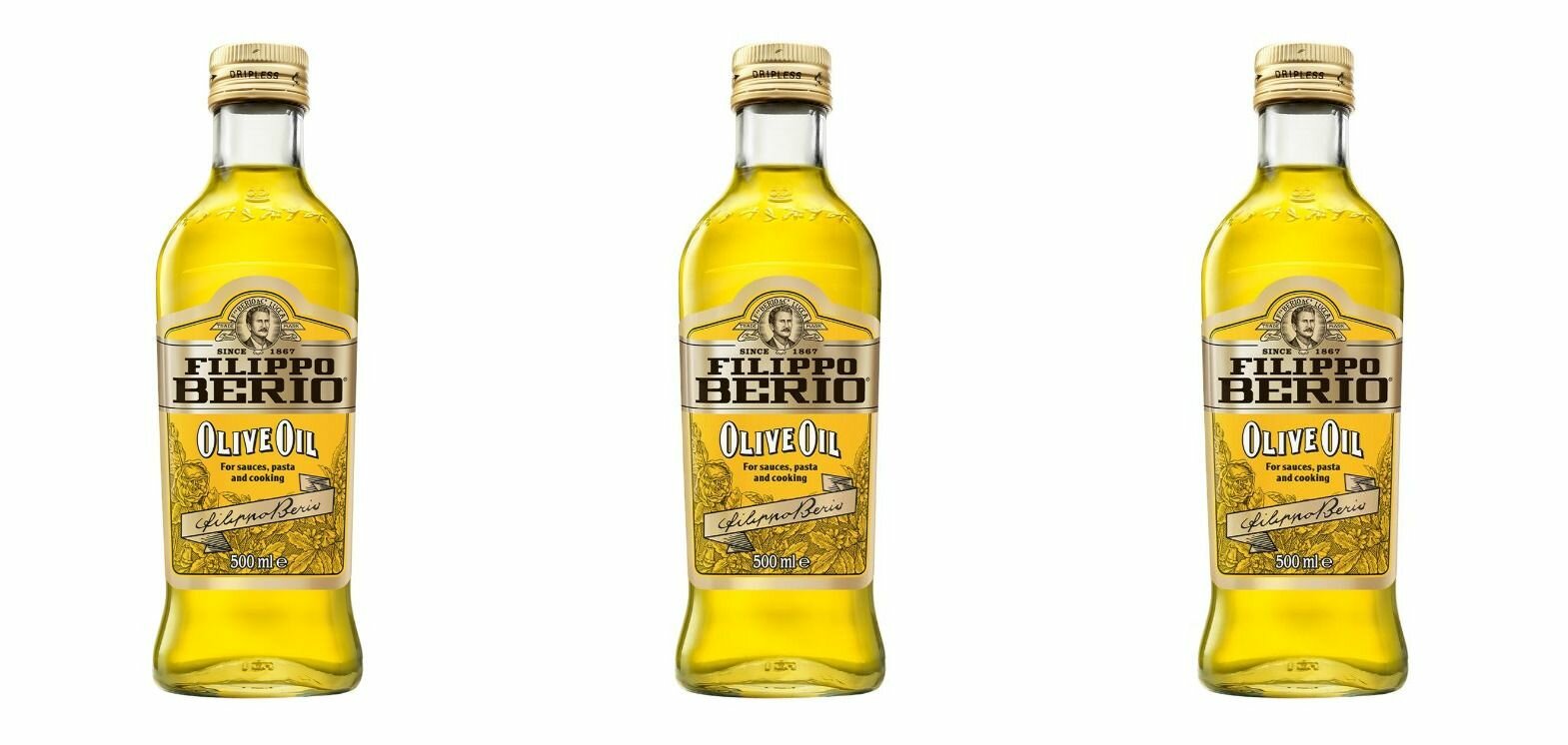 Filippo Berio Масло оливковое, 500 мл, 3 шт