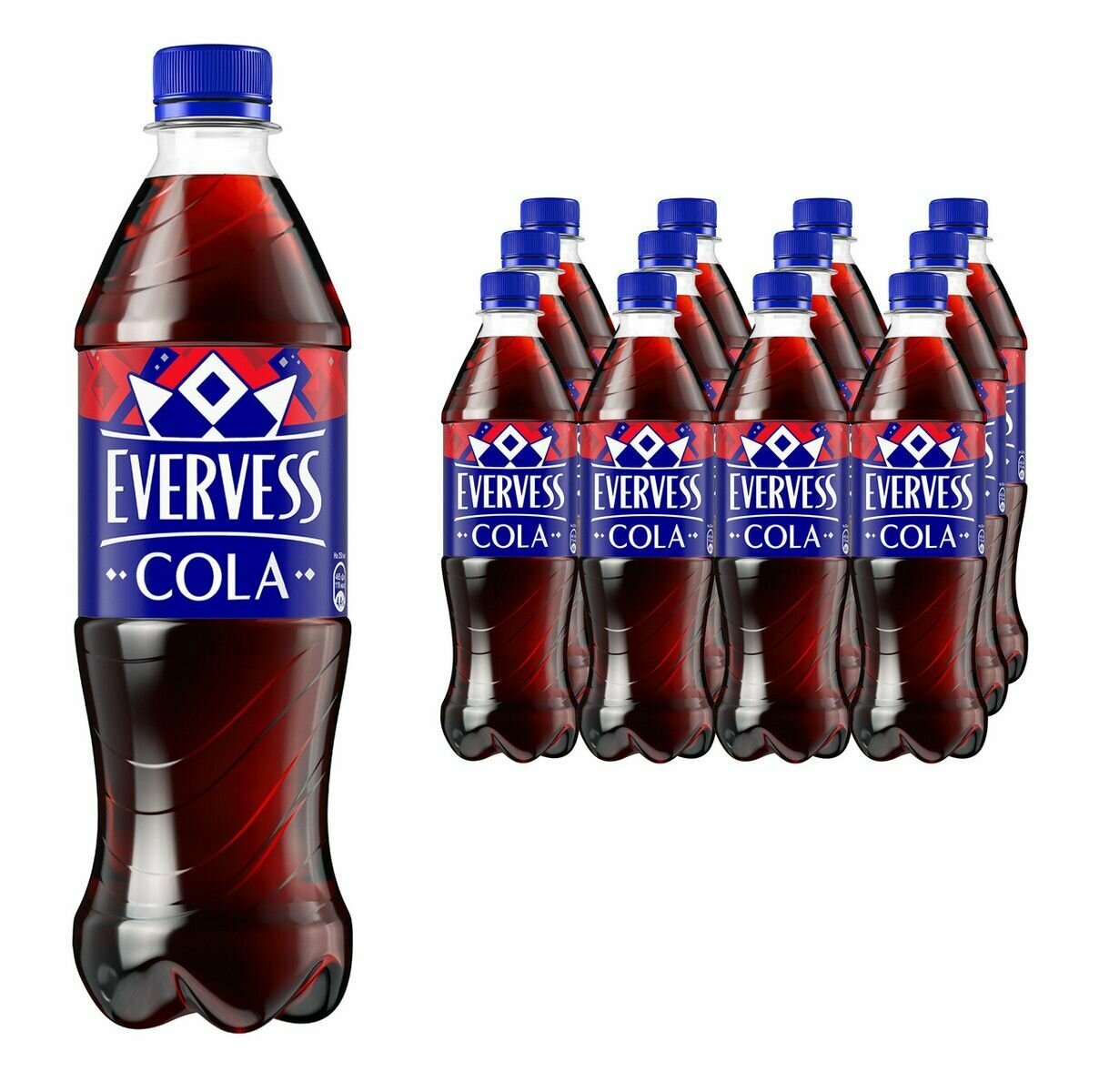 Evervess Напиток Cola газированный, 500 мл, 12 шт