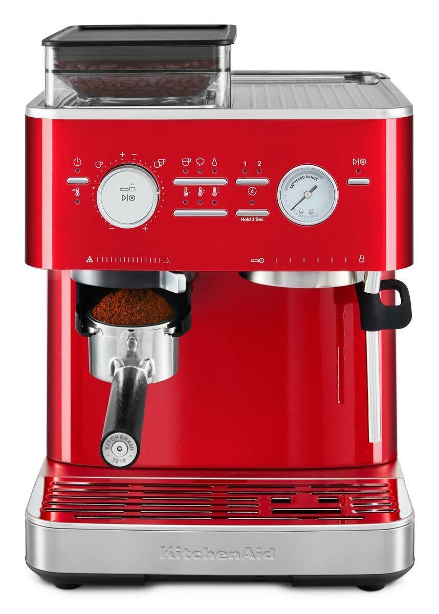 Полуавтоматическая эспрессо-машина KitchenAid 5KES6551ECA, карамельное яблоко