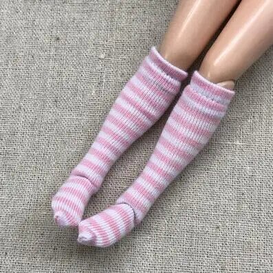 Розовые носки в полоску для кукол Blyth, Snoedoll, Color: G