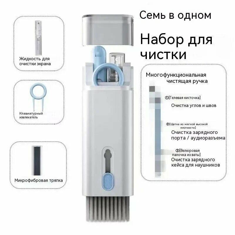 Семифункциональная чистящая щетка