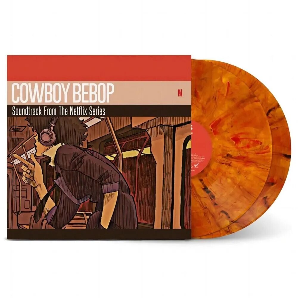 Виниловая пластинка Cowboy Bebop (OST) - Yoko Kanno, 2 LP, красный цветной винил