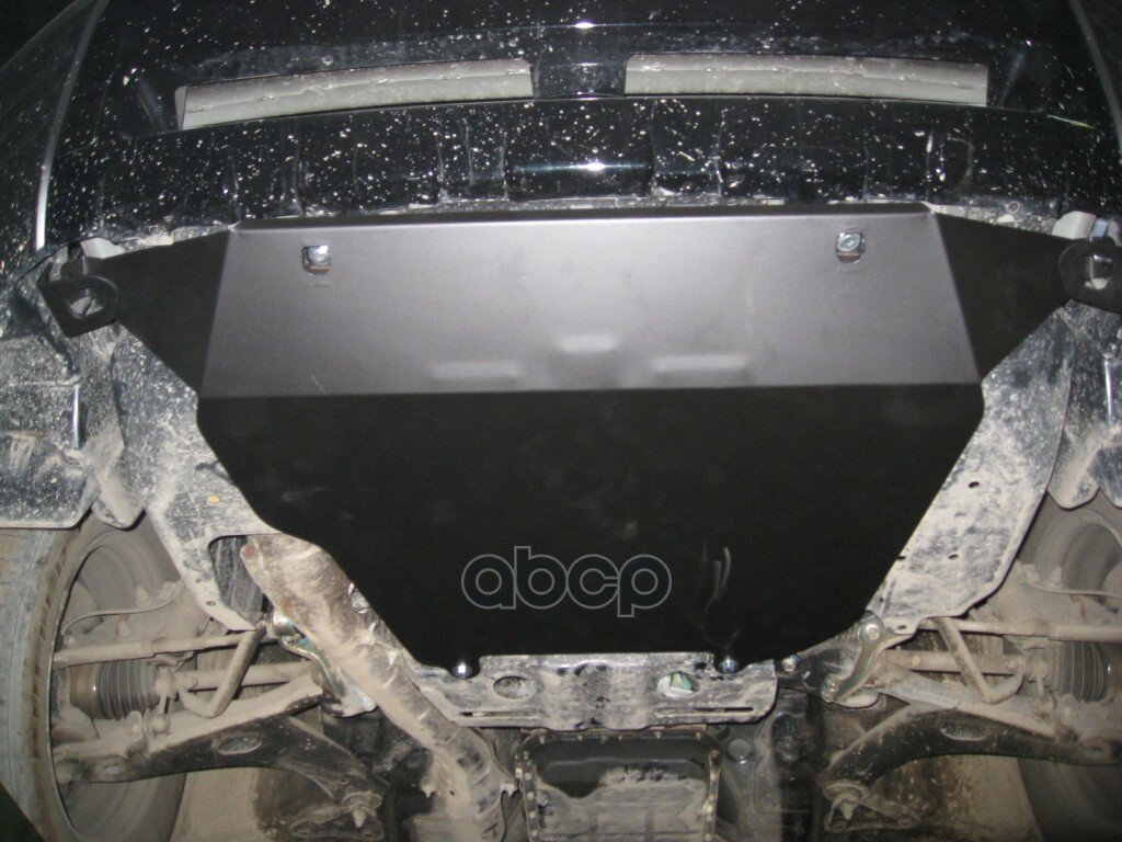 Защита картера (большая) (сталь 2 мм) + комплект крепежа для Subaru Forester III (SH) 2008-2012 (V - 2.0), Subaru Forester IV.