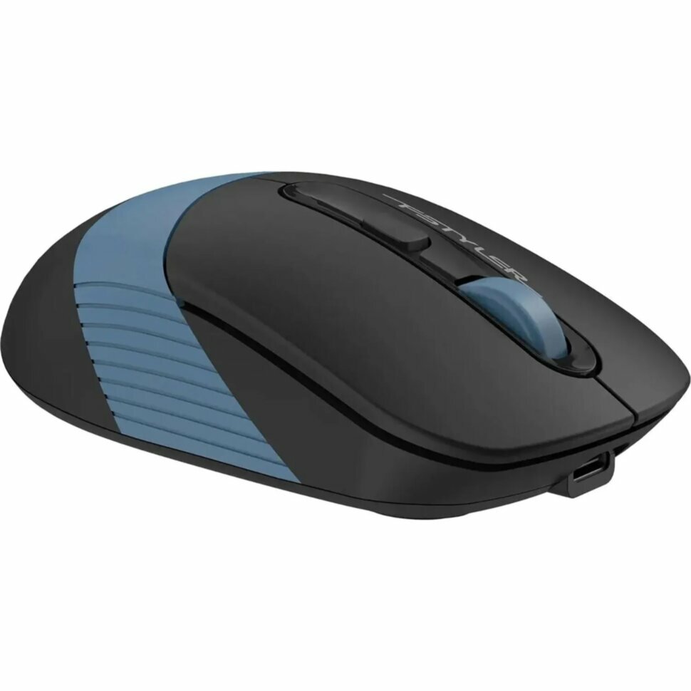 Мышь компьютерная A4Tech Fstyler(FB10CS USB ASH BLUE)чер/син2000dpi BT/R 4b, 2154944
