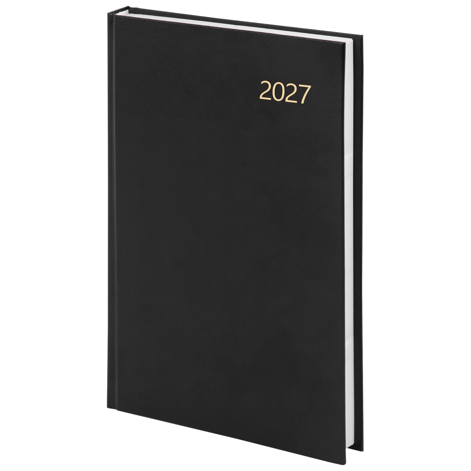 Комплектация 1 шт. Ежедневник датированный 2027 145×215 мм, А5, STAFF, обложка бумвинил, черный, 117817
