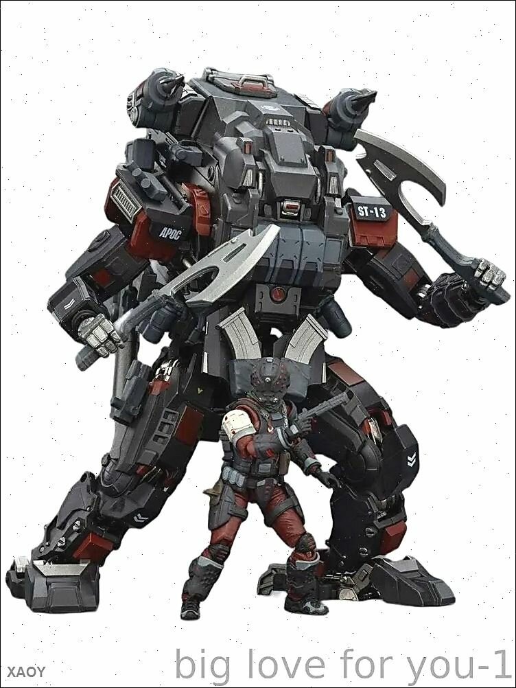 Подвижная фигурка 1/25 JOYTOY Dark Source APOC Series Crimson Phantom Stealth/Night Ops Mech ST-8613+UNSC Sniper Mason коллекция игрушек