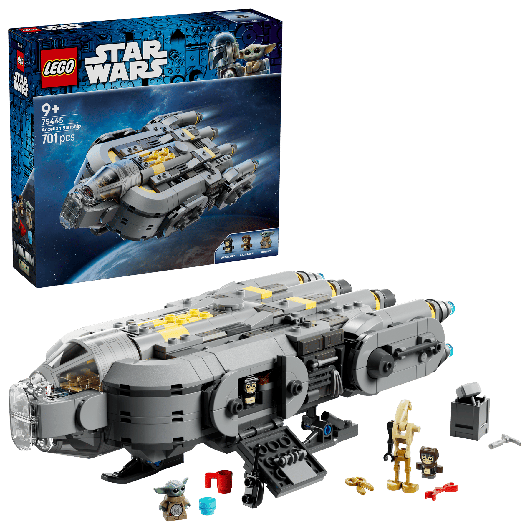 Конструктор LEGO Star Wars 75445 Звездолет анзелланов, 701 дет.