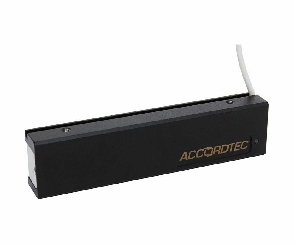 Замок электромагнитный AccordTec ML-200K-3 Premium Black с уголком