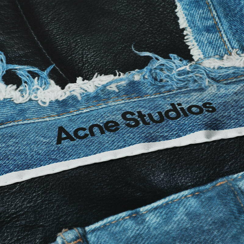 Шарф Acne Studios для мужчин, one size, синий — фото 1