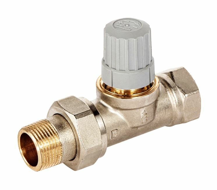 Клапан термостатический для центральных систем отопления прямой royal thermo 1/2' click