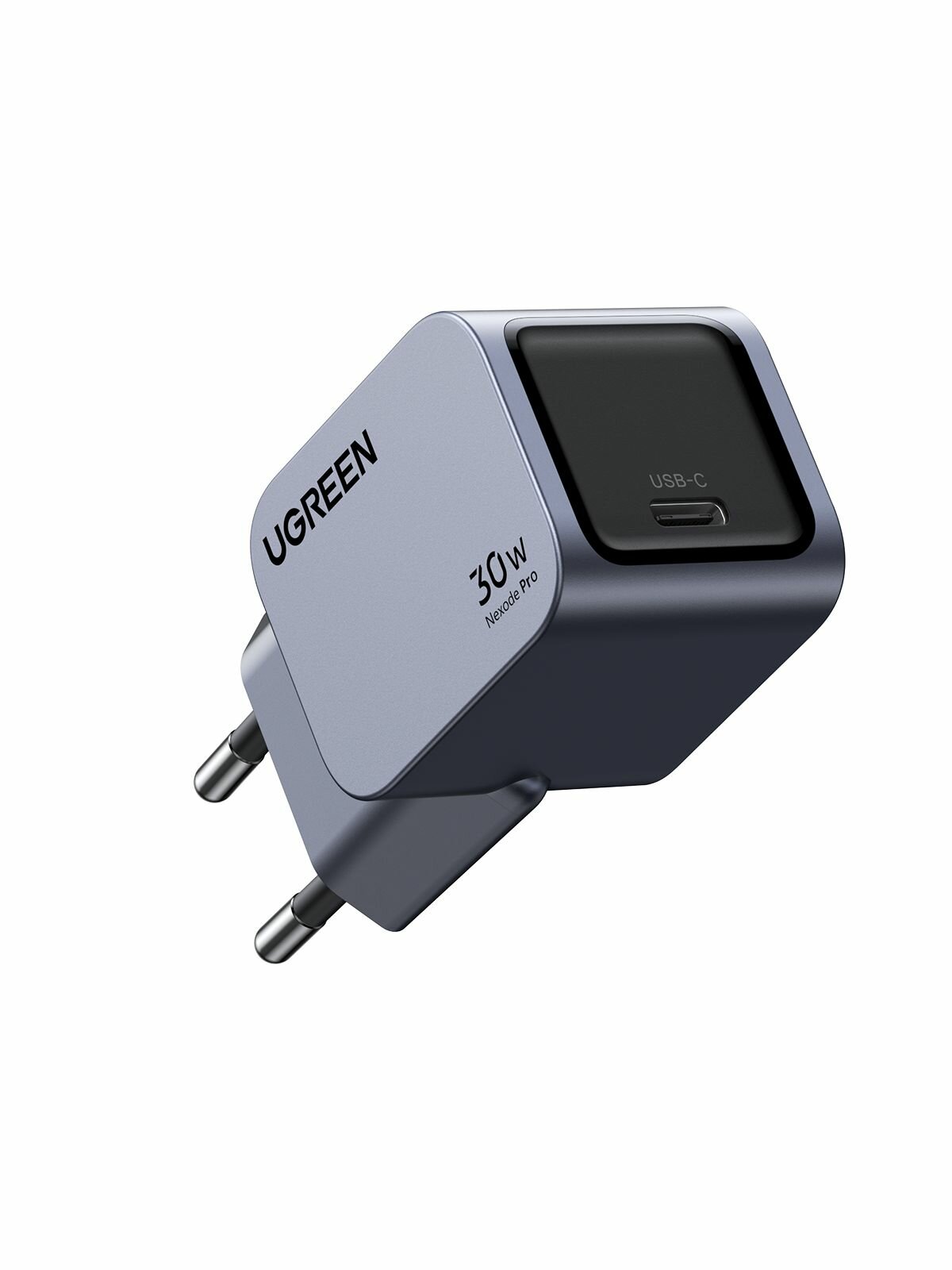 Ugreen X703 Сетевое зарядное устройство, USB Type-C, быстрая зарядка, 30 Вт, без кабеля, 35006, серый