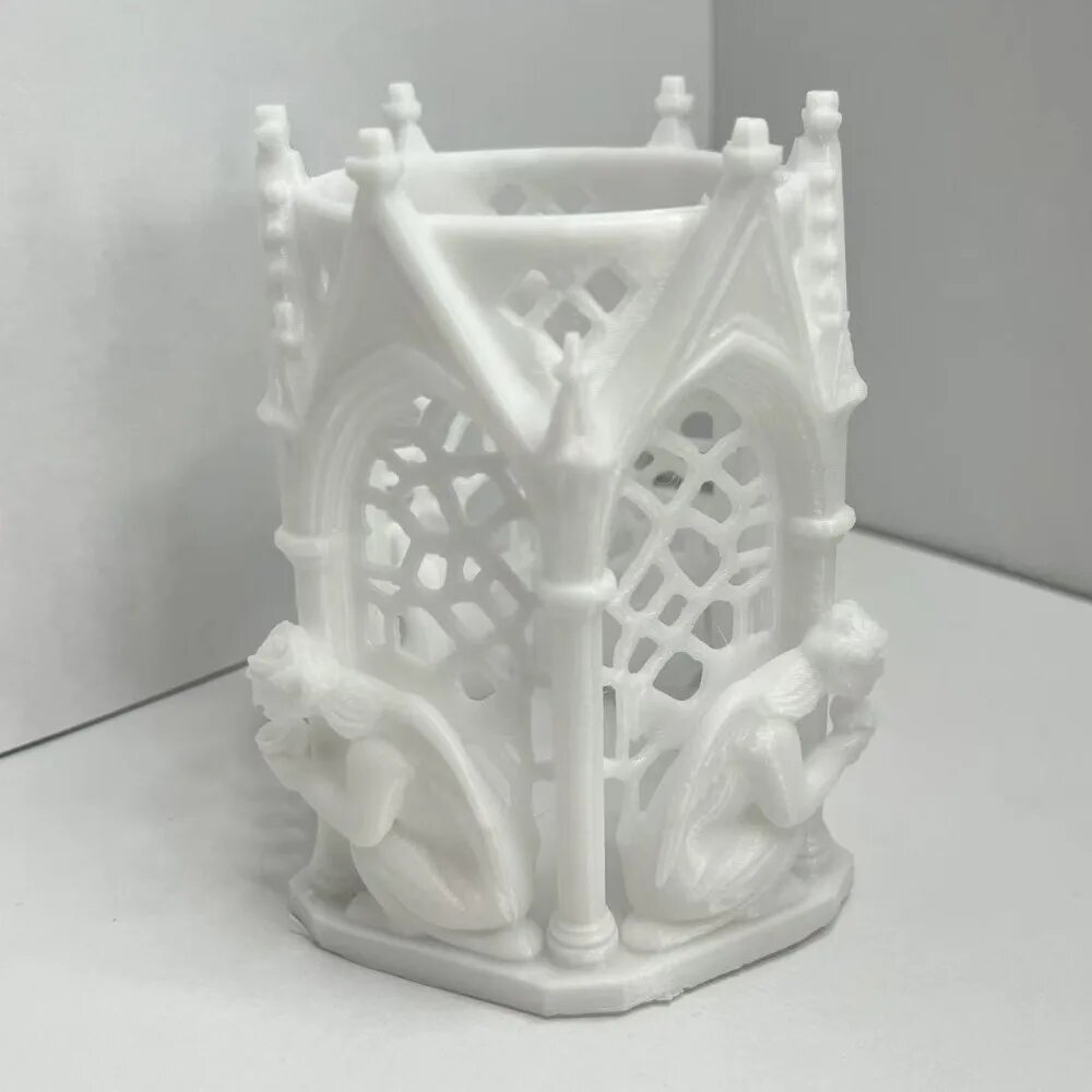 Подставка для ручек PLA черная Белый, White