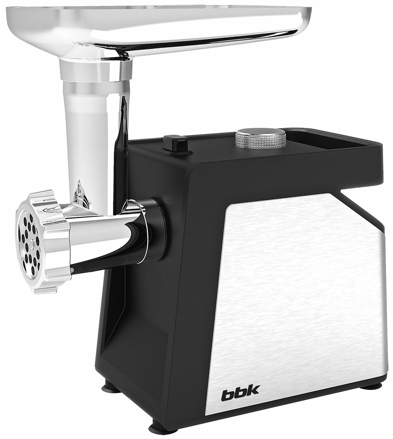 Мясорубка BBK MG2010, металлик/черный