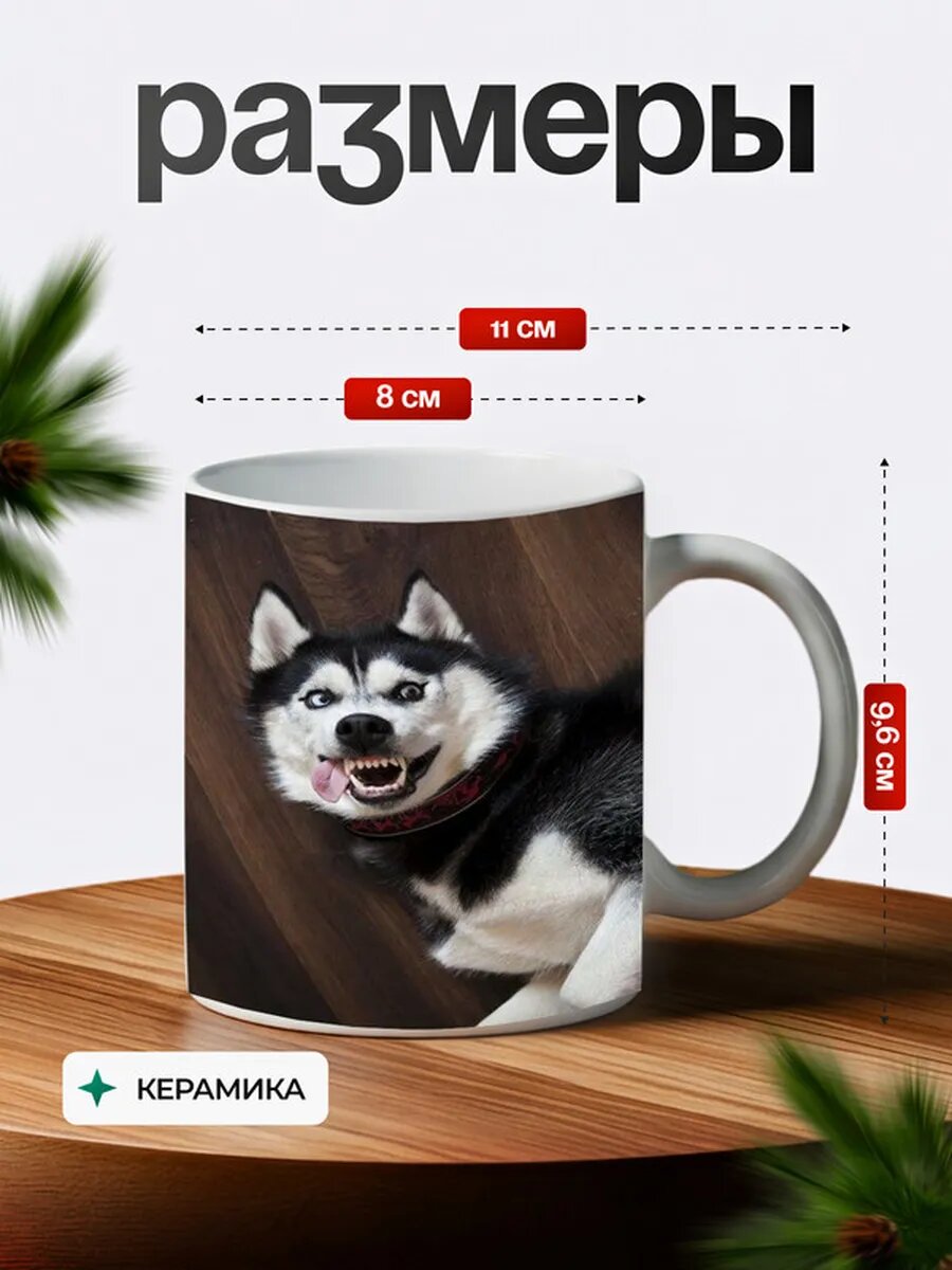 Кружка Хаски 14, — фото 1