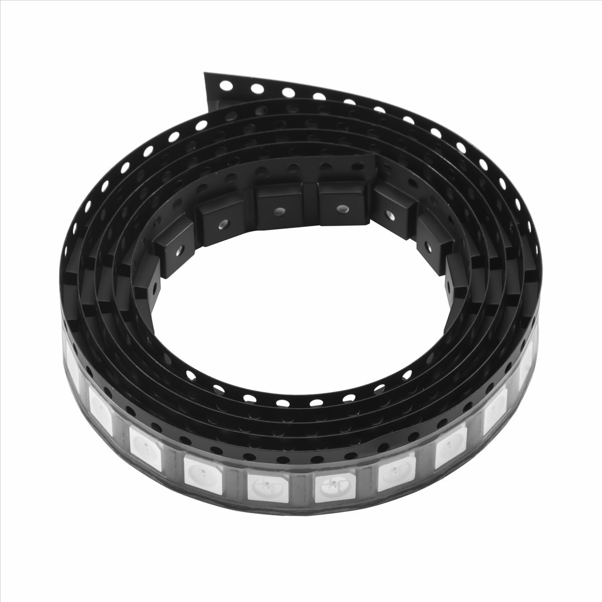 100 шт. WS2812B RGB светодиодный чип 5050SMD белая печатная плата WS2812 с индивидуальной адресацией пиксели DC5V