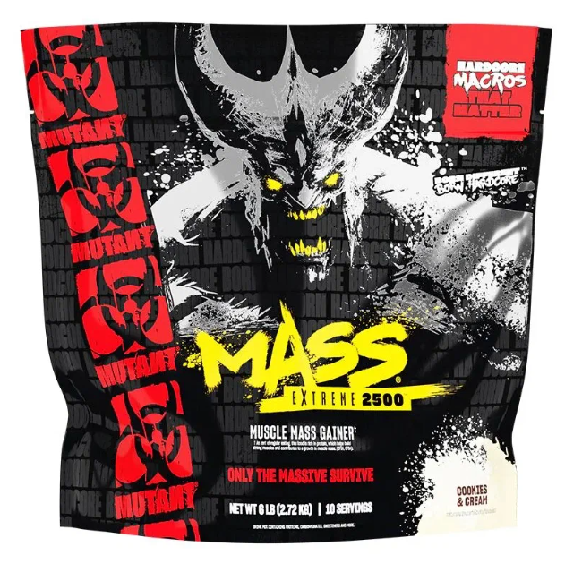 Гейнер Mutant Mutant Mass XXXtreme, 2720 г, печенье крем