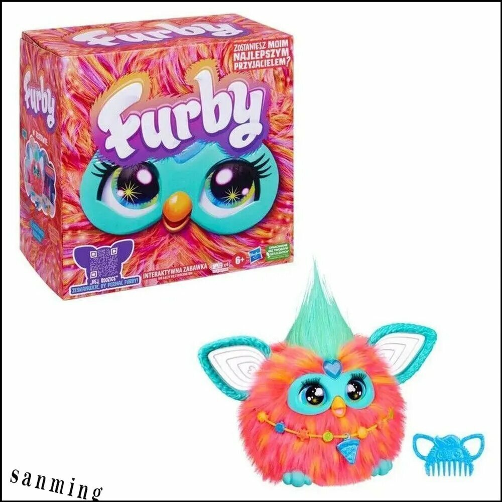 Hasbro Furby Furblets Plush Toy Ферби Интерактивные плюшевые игрушки с голосовой активацией и модными аксессуарами