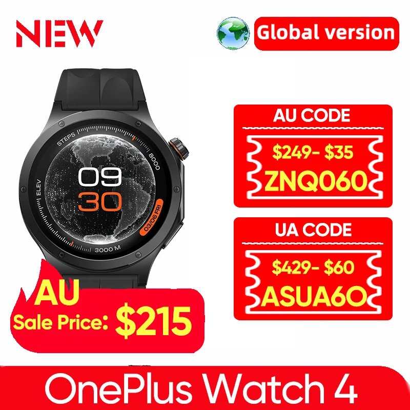 OnePlus Watch 4 умные часы Black GL — фото 1
