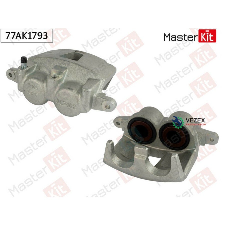 MASTERKIT 77AK1793 Тормозной суппорт перед. прав. Jeep GRAND CHEROKEE III (WH, WK) 2004 - 2011 77AK1793