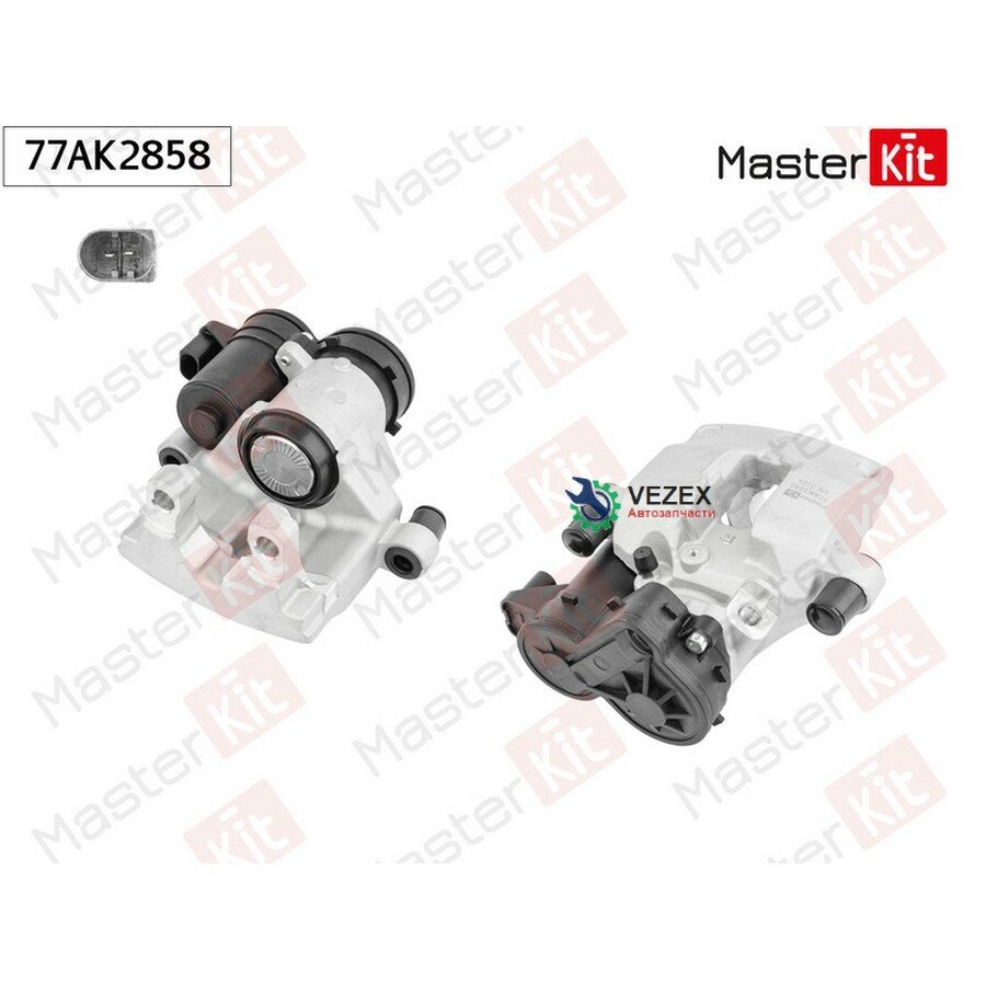 MASTERKIT 77AK2858 Тормозной суппорт зад. прав. Mercedes-Benz C-CLASS (W205) 2013 - 77AK2858