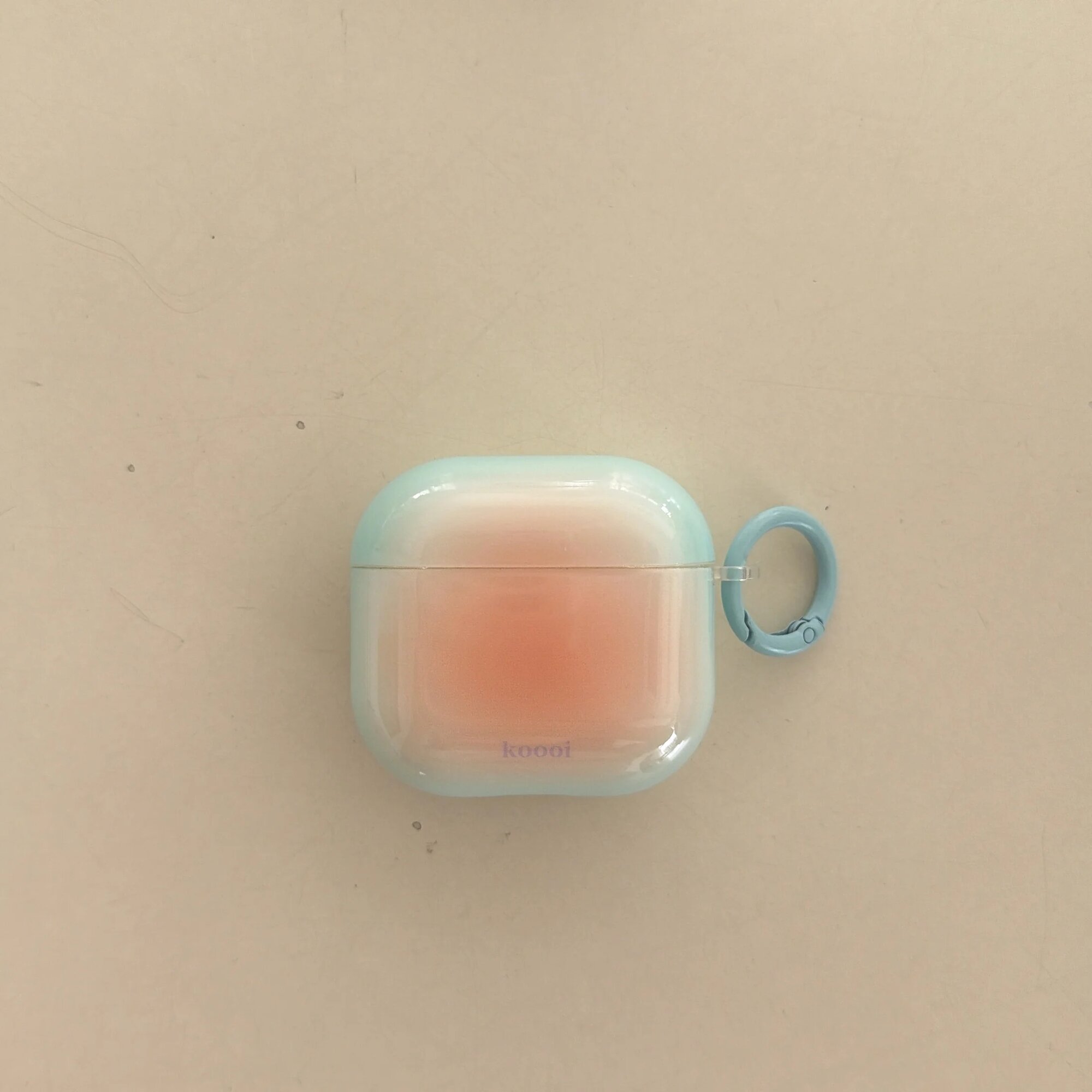 Чехол для AirPods 4 градиент синий