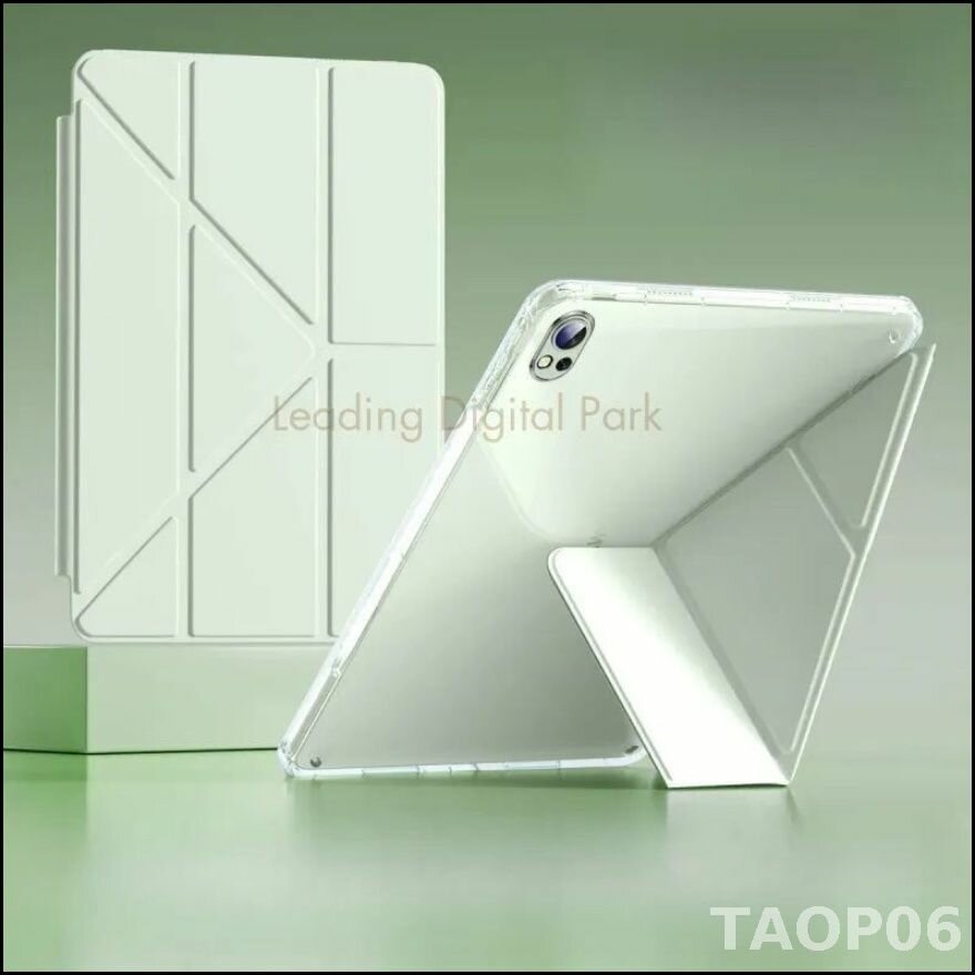 Применимо к Huawei Matepad 12X (12 дюймов PaperMatte 2024, Model: BKY-W09) Прозрачный Y-образный магнитный защитный чехол для планшета с гнездом для ручки