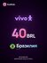 Пополнение мобильного Vivo Бразилия 40 реалов (BRL) | мобильная связь, prepaid, ...