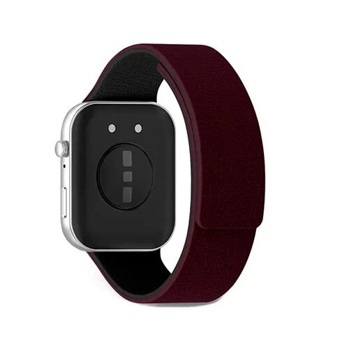 Силиконовый двухцветный магнитный ремешок для Huawei Watch fit 5/ 4/ 3, 5 Pro/ 4 Pr, дизайн зерна личи, надежная и плотная посадка, легкий и мягкий, модный минимализм