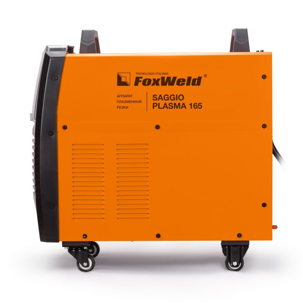 Аппарат плазменной резки FoxWeld SAGGIO PLASMA 165, трехфазный, CUT 30 – 160 А, 5 бар, 250 л/мин, IP21S, оранжевый — фото 1