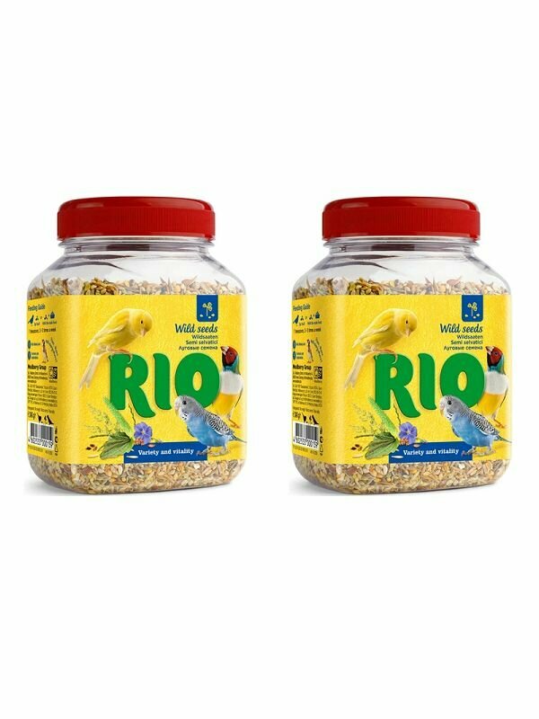 RIO Лакомство для птиц, семена луговых трав, 240 гр, 2 уп