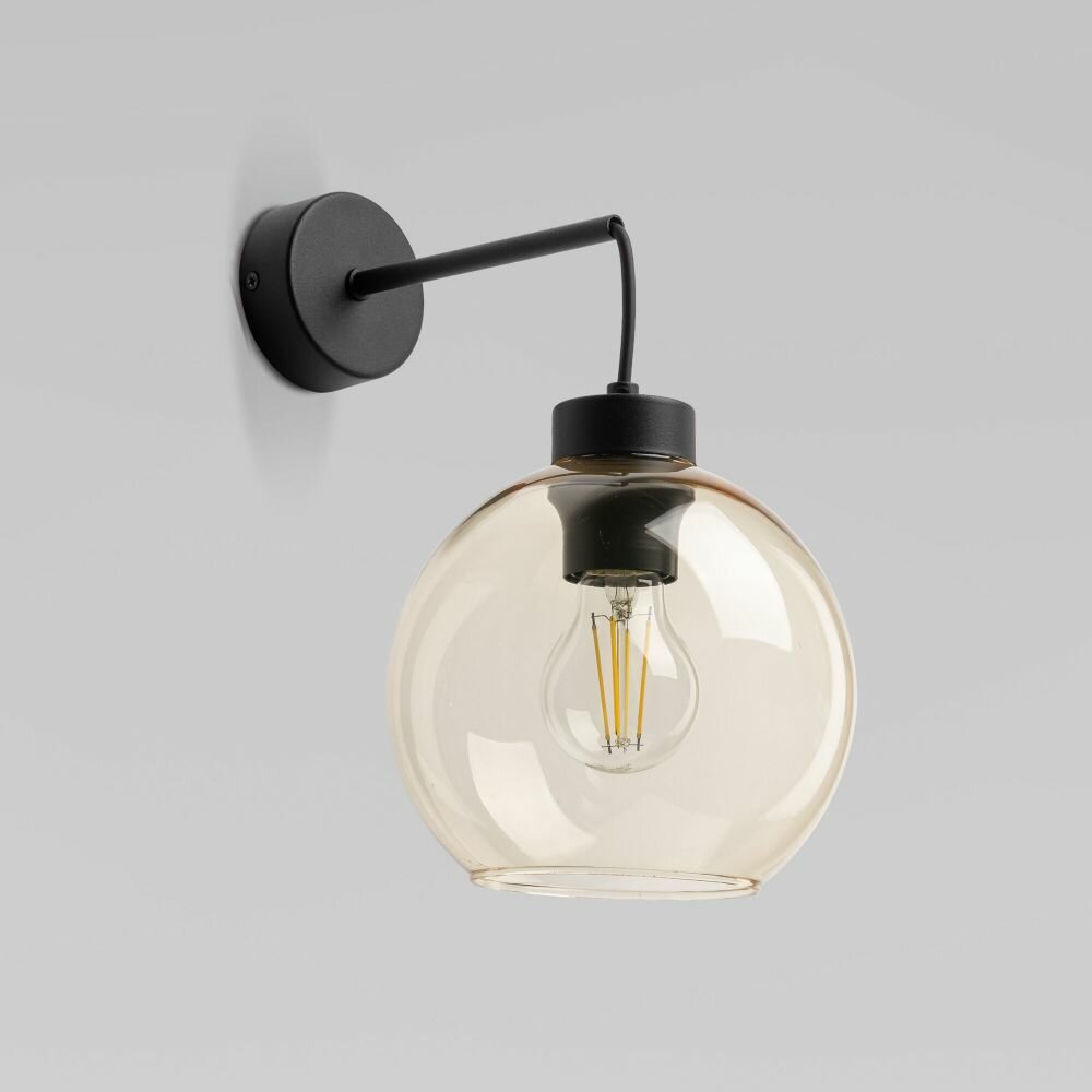Настенный светильник со стеклянным плафоном TK Lighting 4135 / Светильник настенный / Cubus.