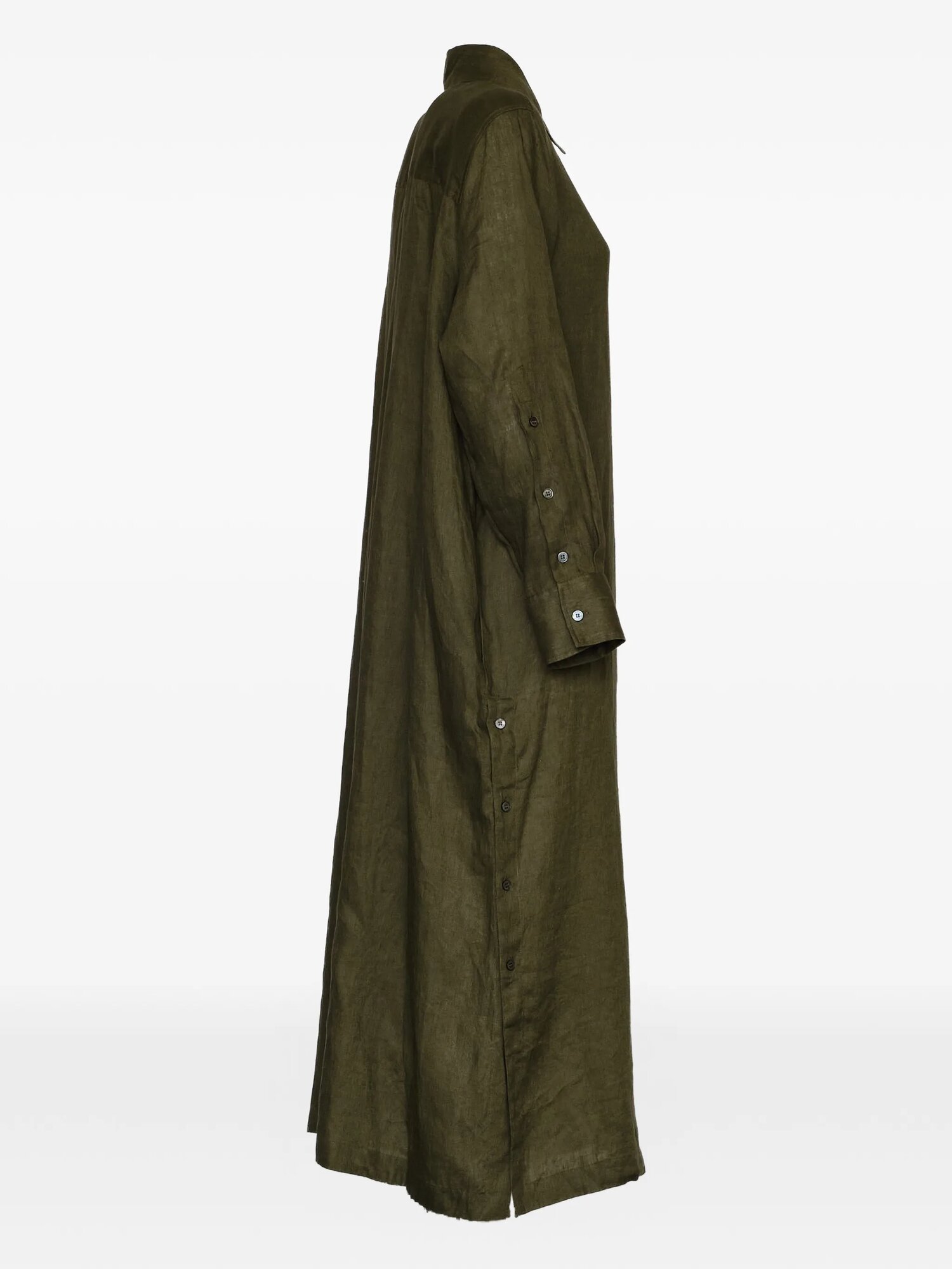 Платье Robert Friedman Button-up maxi dress, размер 40, green — фото 1