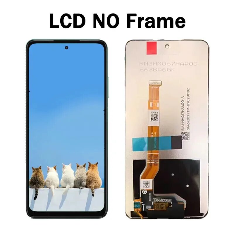 6,67-дюймовый IPS LCD-дисплей для Oppo A5 4G, CPH2727, Oppo A5 5G, CPH2735, PKW120, сенсорный экран, панель управления, комплектующие.
