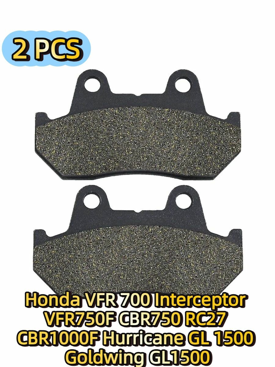 Передние или задние тормозные колодки мотоцикла для Honda VFR 700 Interceptor VFR750F CBR750 RC27 CBR1000F Hurricane GL 1500 Goldwing GL1500