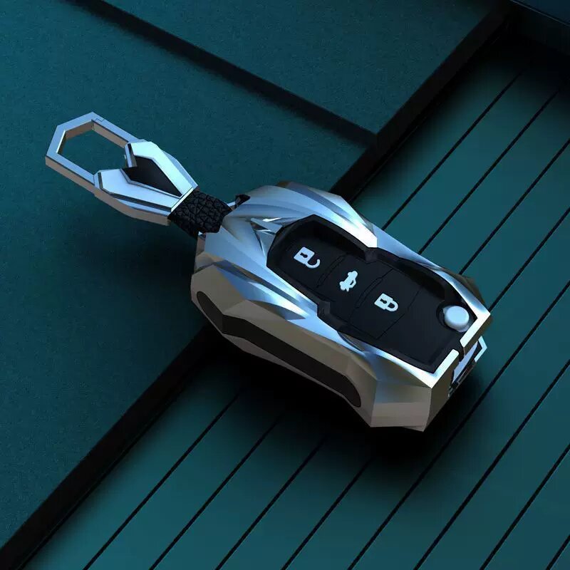 Коврик для ключа Kia для моделей K3, K4, K5, KX3, KX5 — Фантом Серебристый с креплением Phantom, стиль E