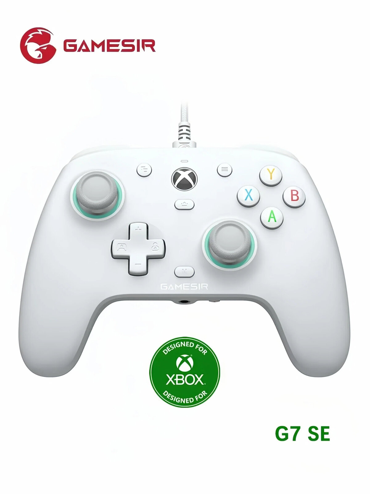 Геймпад проводной для Xbox и ПК Gamesir G7 SE / Джойстик для ПК/PC и Xbox / Контроллер для ПК/PC и Xbox
