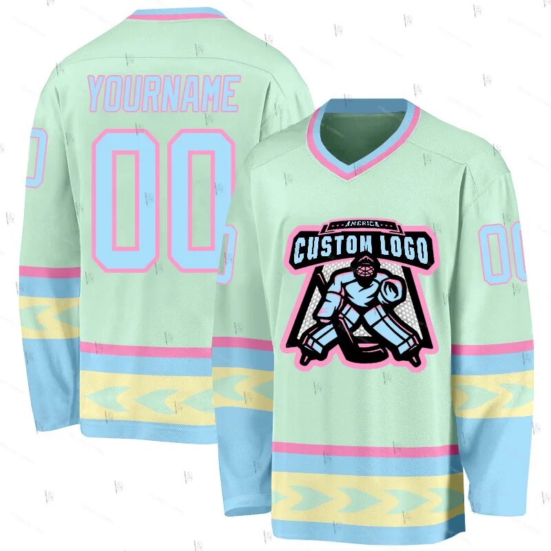 TESSFFEL Градиентный Пуловер для Хоккея XL, Hockey Shirts