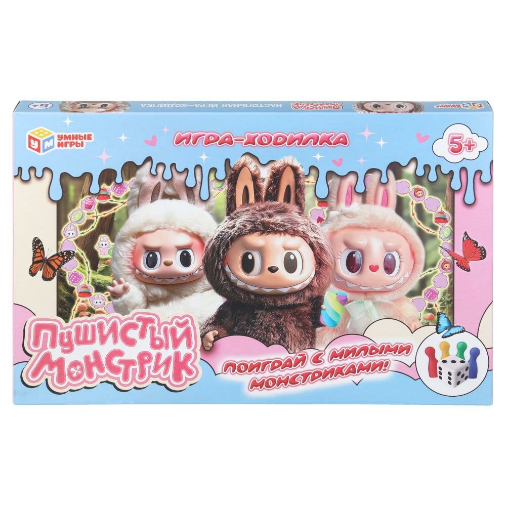Настольная игра-ходилка "Пушистый Монстрик" Умные игры 4630395058858