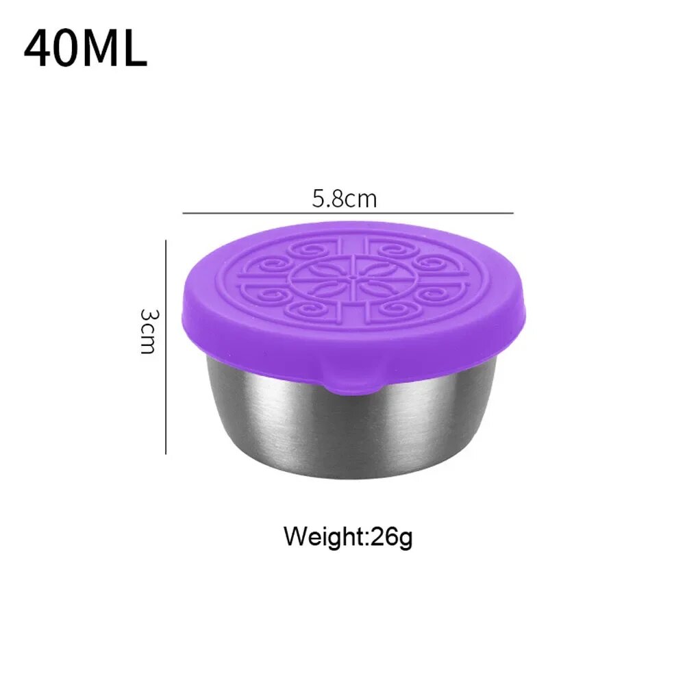 Контейнер для соуса из нержавеющей стали 40 мл Фиолетовый, Purple