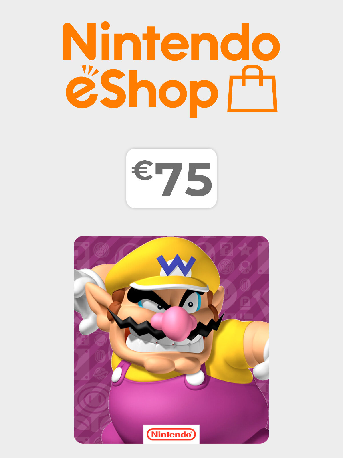 Карта оплаты Nintendo eShop 75 EUR [Цифровая версия]