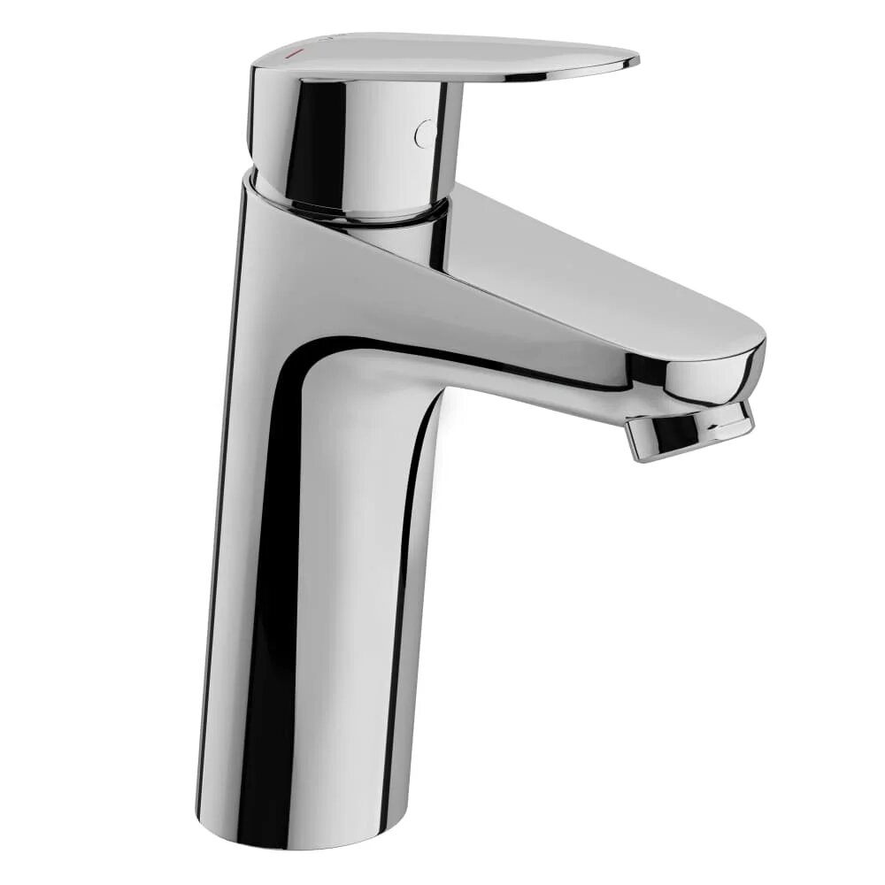 Смеситель для раковины VitrA Flow Round A42925EXP хром, глянцевый, кран для ванной в раковину, из латуни, рычажный, с керамическим картриджем