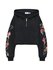 Толстовка Off-White Cropped sweatshirt with logo, размер 34, , черный