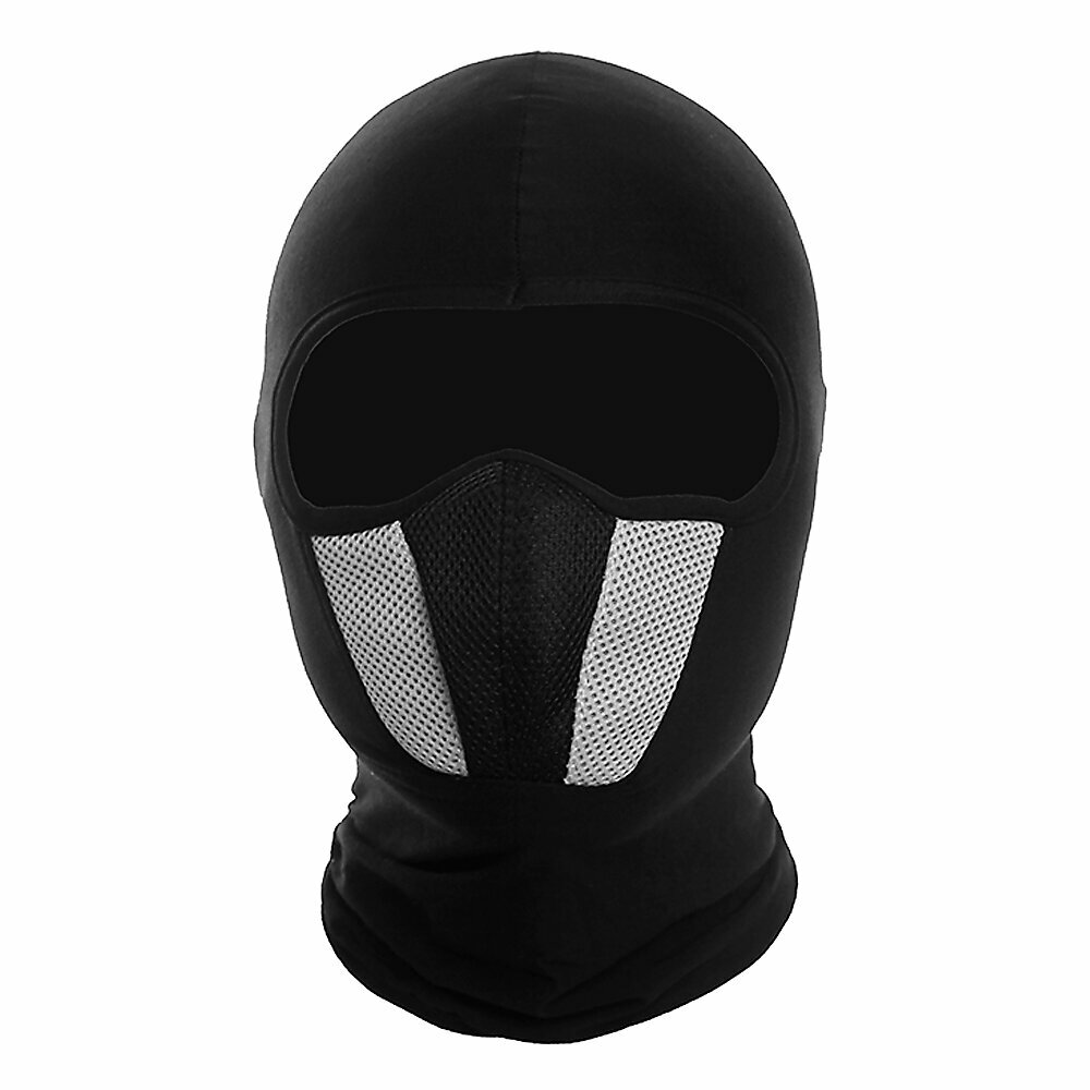 WOSAWE Маска для лица полного покрытия Balaclava с капюшоном подшлемник ветозащищенный для велосипедных поездок мотоцикла, материал 100% полиэстер, цвет черный/красный/серый (по выбору), размер универсальный, вес 45г/1.6 унции, в комплект входят 1 маска