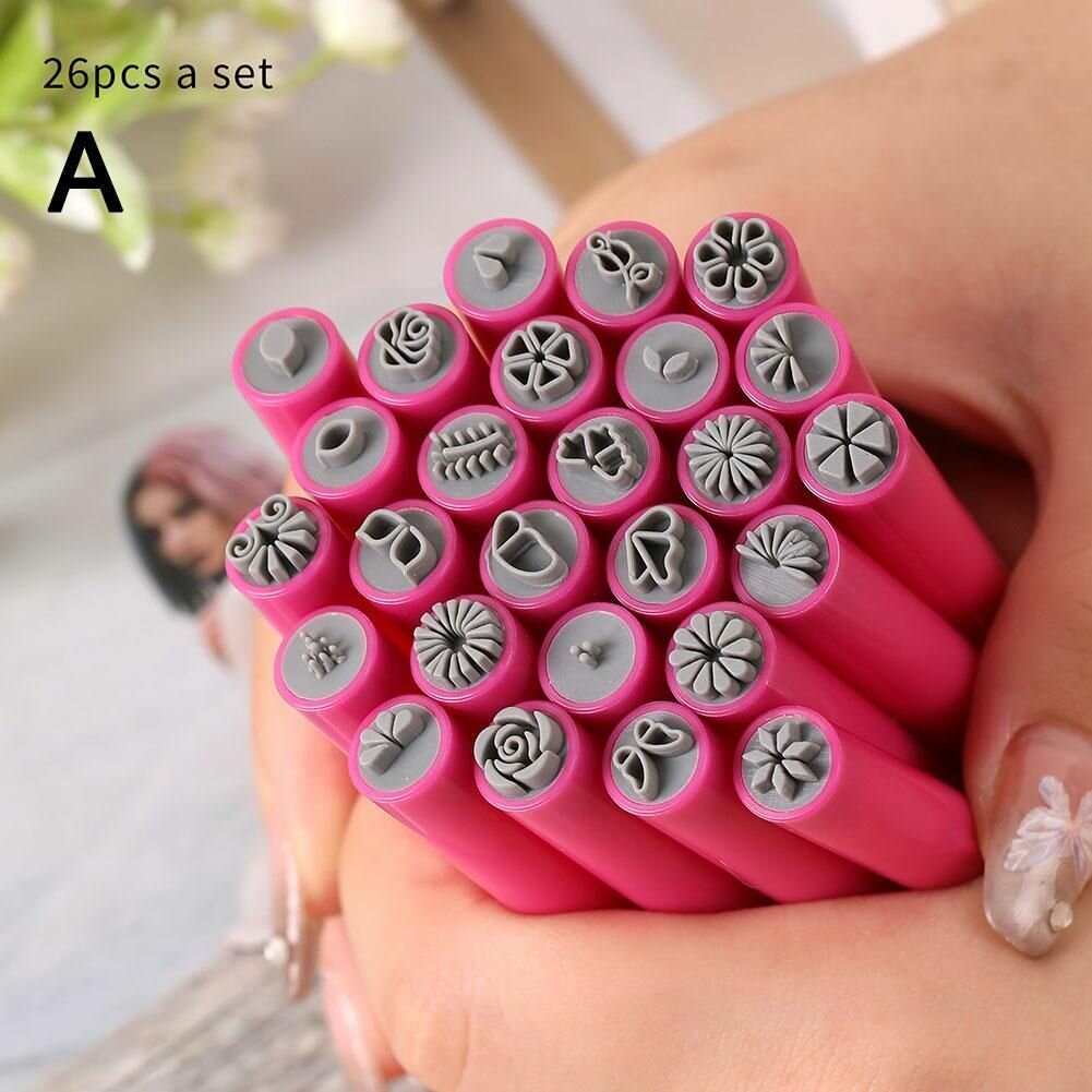 Набор для стемпинга ногтей 26 штампов - разнообразные узоры для любого случая, прост в использовании, отличный подарок