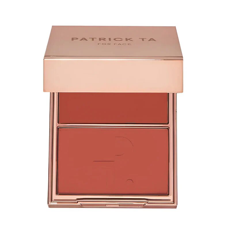 Patrick Ta Double-Take Crème and Powder Blush Румяна Duo оттенок She Goes To The Gym