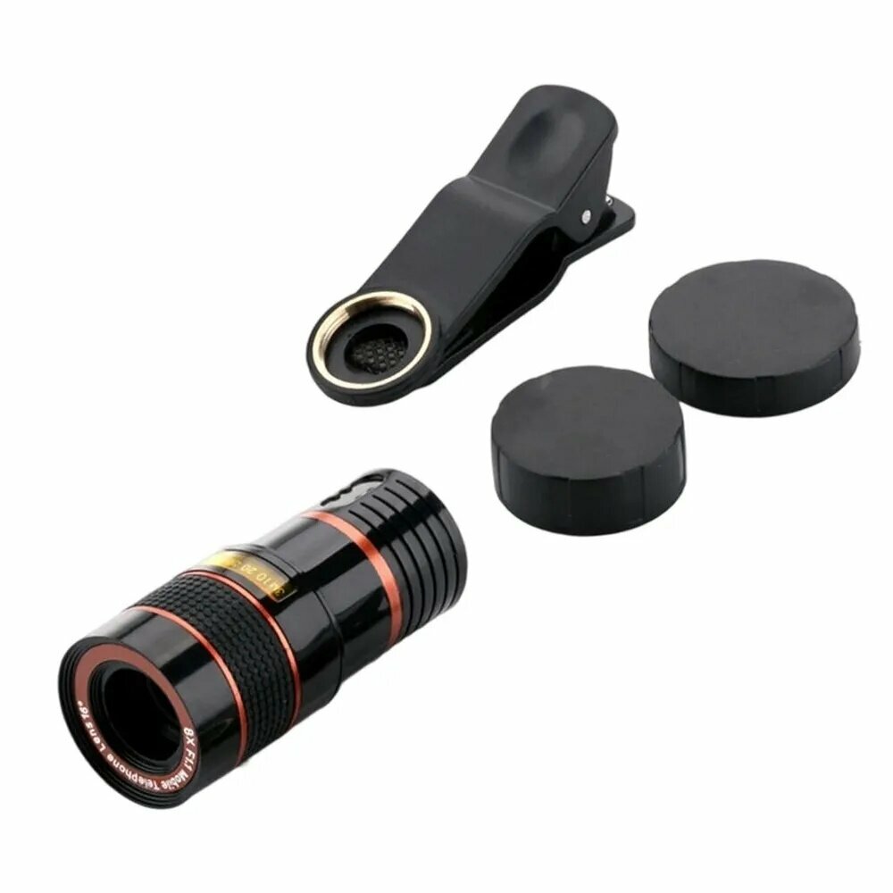 Увеличительная линза для камеры смартфона, - 8-кратный объектив