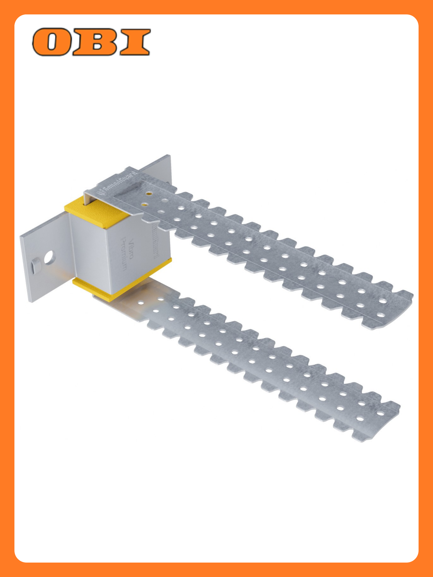 Виброизоляционное крепление SoundGuard Vibro Premium, для звукоизоляции, 25мм