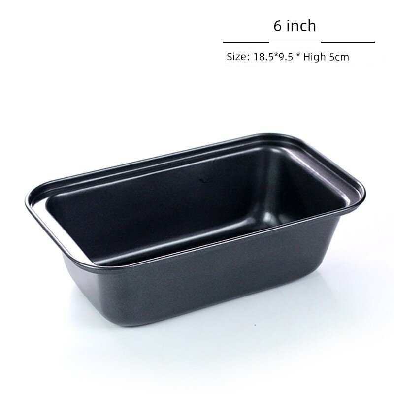 Прямоугольная антипригарная форма для выпечки хлеба, тостов, кексов и других изделий из теста 6inch